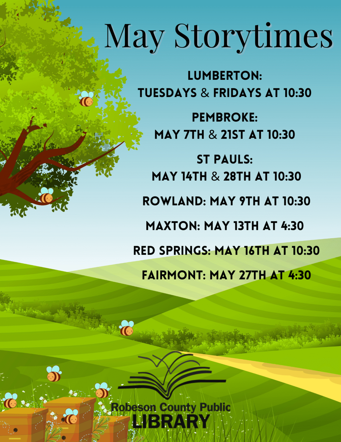 Kids Services – Robeson County Public Library